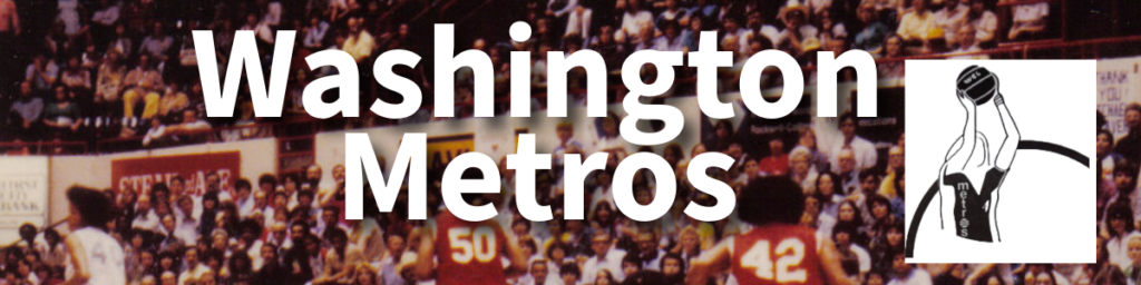 Washington Metros - Remember the WBL